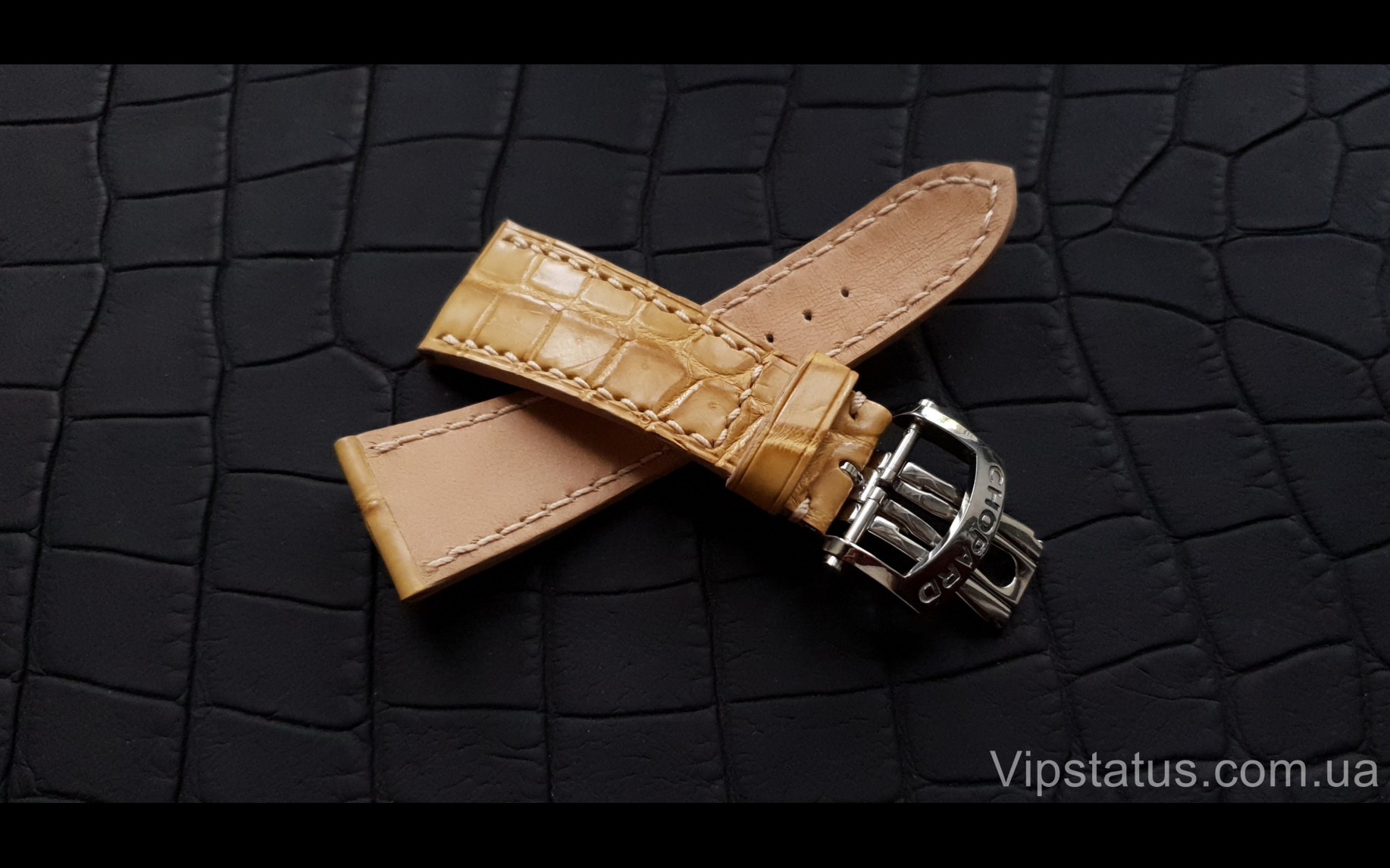 Luxury Crocodile Strap for Chopard watches
